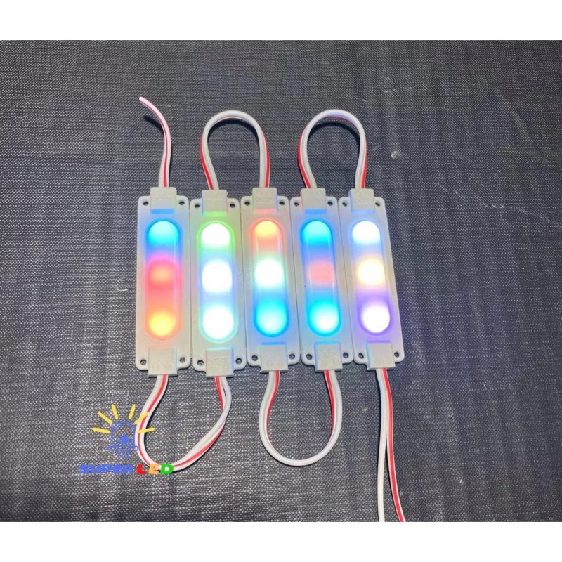 Jual LAMPU LED KOLONG COB 6 MATA NYALA RGB Warna Warni 12volt modul kolong mobil dan motor, neon ...
