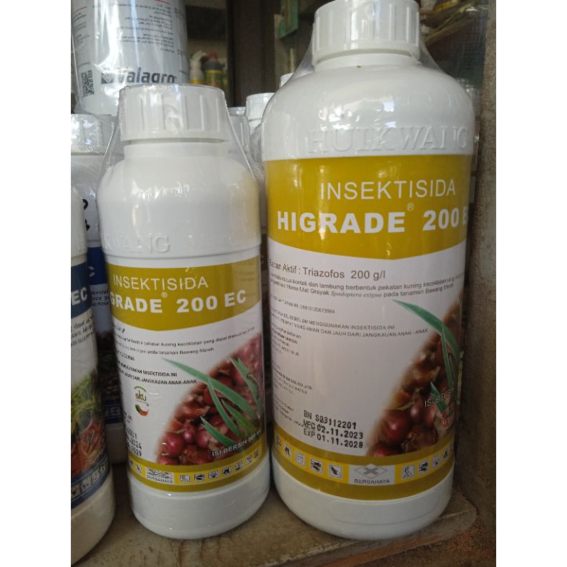 Jual insektisida HIGRADE 200 EC, kemasan 500 ml dan 1 liter, kandungan ...