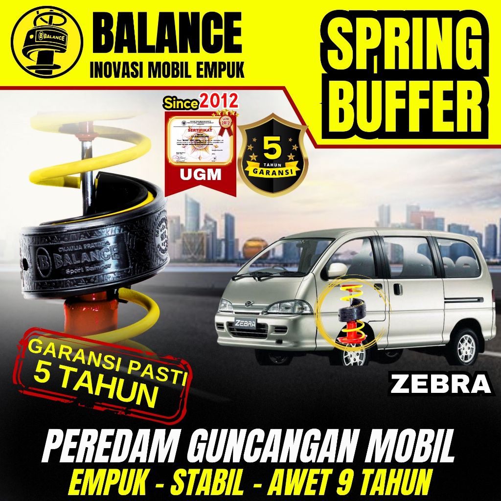 Jual BALANCE Damper Spring Buffer Mobil Khusus ZEBRA , Garansi 5 Tahun ...