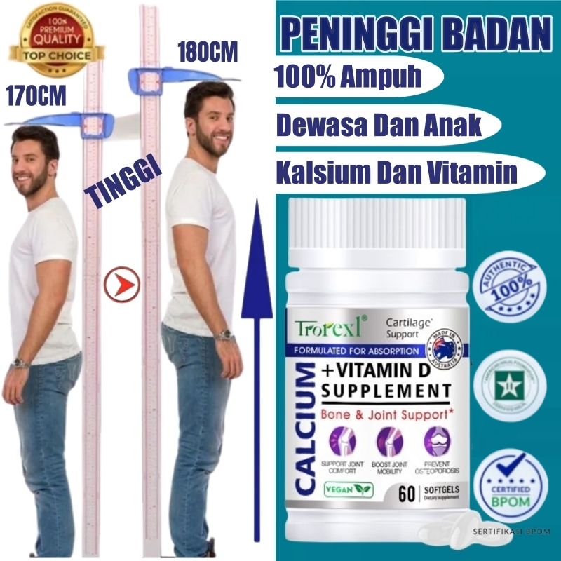 Jual Trorexl 60 Kapsul Obat Peninggi Badan Ampuh Dewasa Dan Anak ...