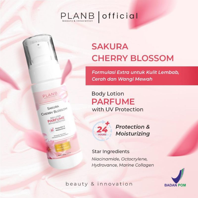 Jual plan b sakura cherry blossom (lotion pagi,siang,sore) | Shopee Indonesia
