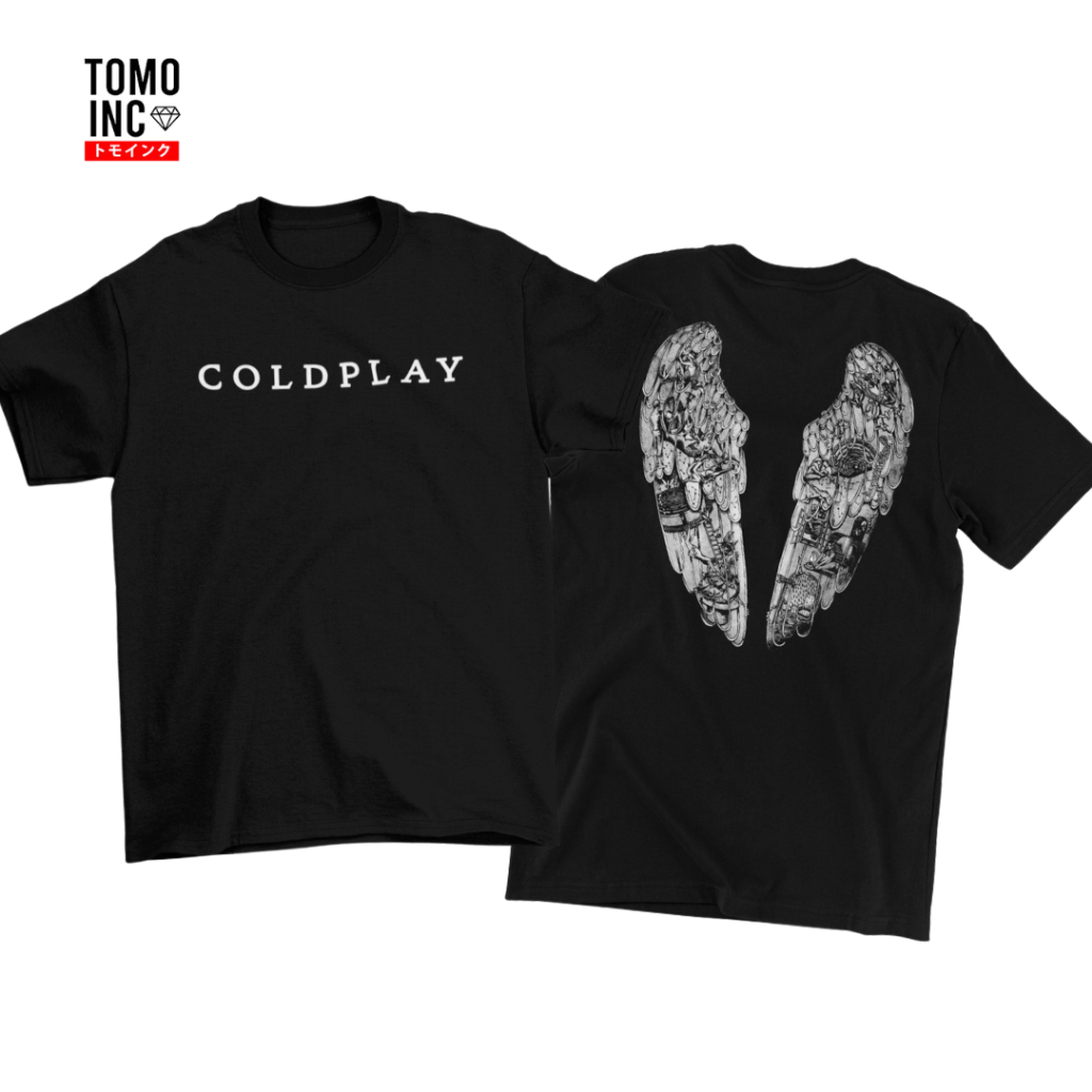 Jual Tomoinc T-Shirt Kaos Unisex ColdPlay - Wings | Shopee Indonesia