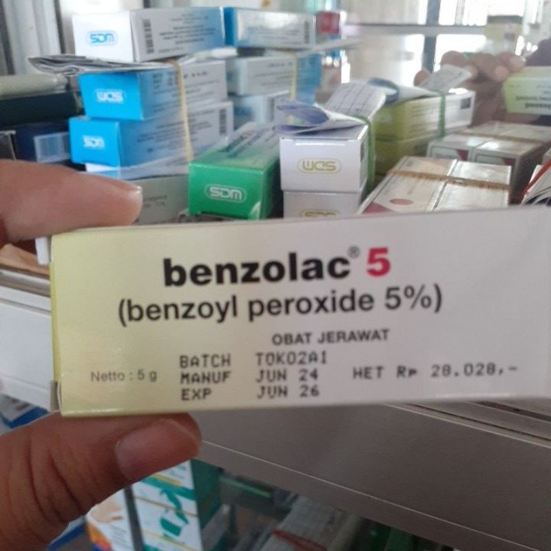 Jual BENZOLAC 5% ( OBAT JERAWAT) | Shopee Indonesia