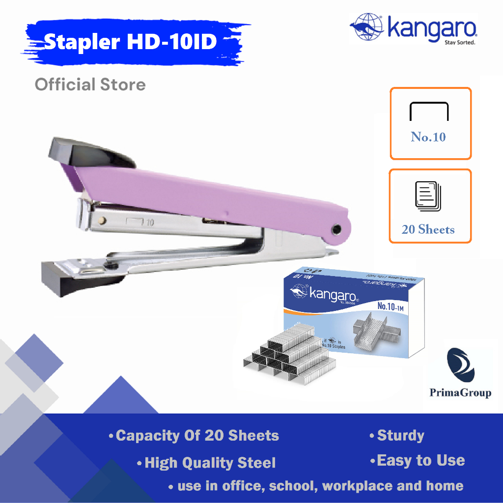 Jual Hekter / Jepretan / Stapler HD 10 ID Kangaro Sejenis Stapler MAX ...