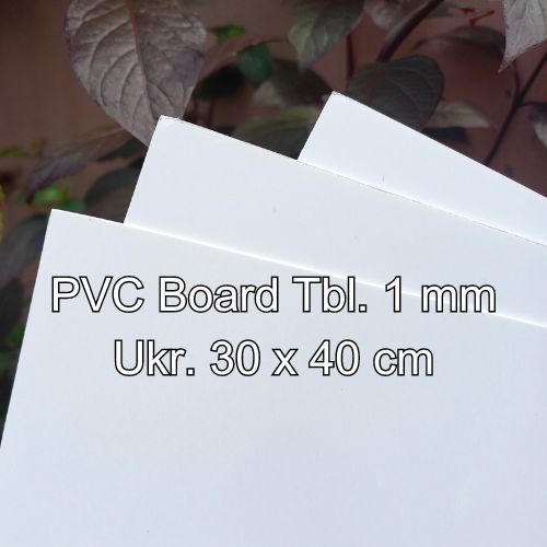Jual PVC Foam Board Ukr. 30 x 40 cm Tbl. 1 mm untuk Bahan Maket ...