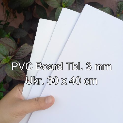 Jual PVC FOAM Board Ukr. 30 x 40 cm Tbl. 3 mm Bahan Untuk Maket ...