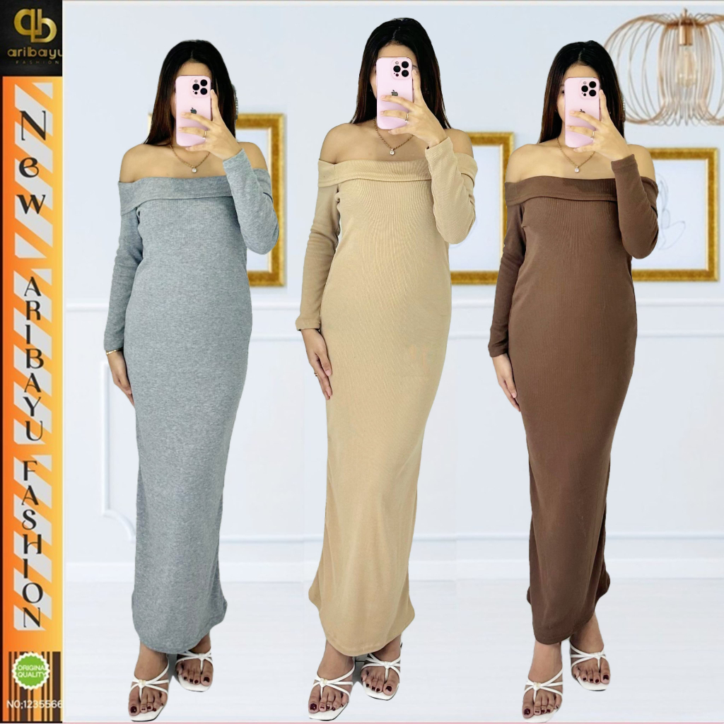 Jual DRES SELENA / DRES WANITA KEKINIAN PRES BODY BAHAN RIB MODEL BODYCON STYLE | Shopee Indonesia