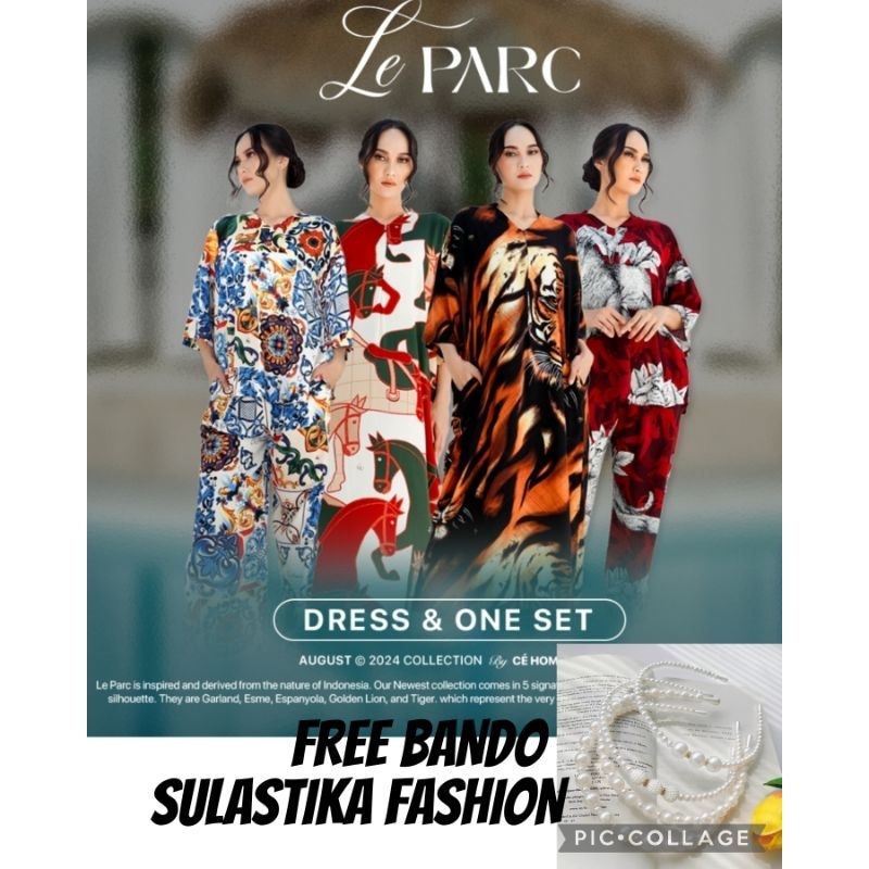 Jual LE PARC DRESS & ONE SET BY CE HOMEWEAR(FREE BANDO) | Shopee Indonesia