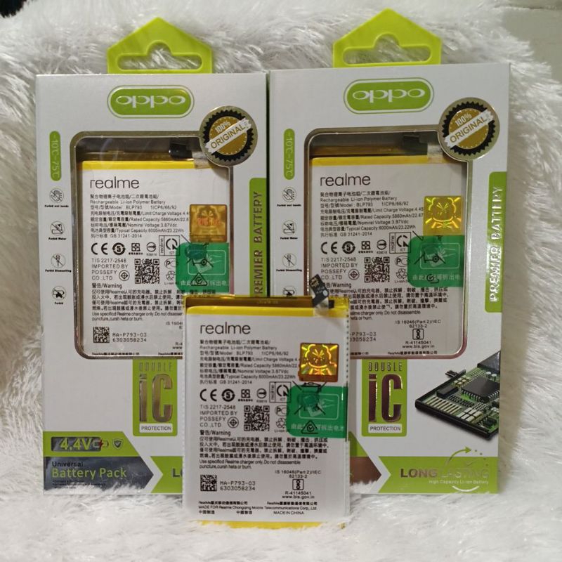 Jual Baterai Battery BLP793 Realme C12/C15/C11 2020/C11 2021/C17/C20 ...