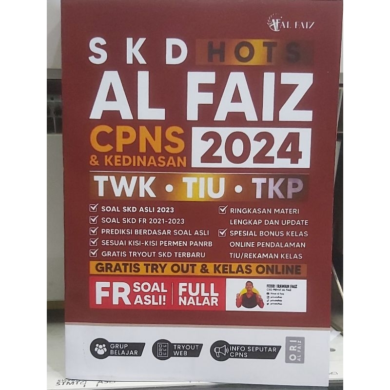 Jual BUKU SKD HOTS ALFAIZ CPNS DAN KEDINASAN 2024 TWK-TIU-TKP | Shopee Indonesia