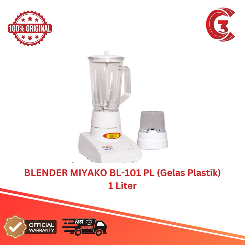 Jual Blender Miyako BL-101 PL (Gelas Plastik) - 1 Liter | Shopee Indonesia