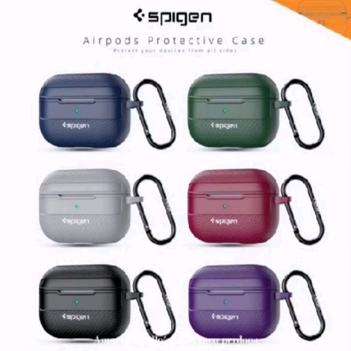 Jual CASE SPIGEN APPLE AIRPODS GEN 1 GEN 2 PRO PRO 2 AIRPODS 3 CARBON ...