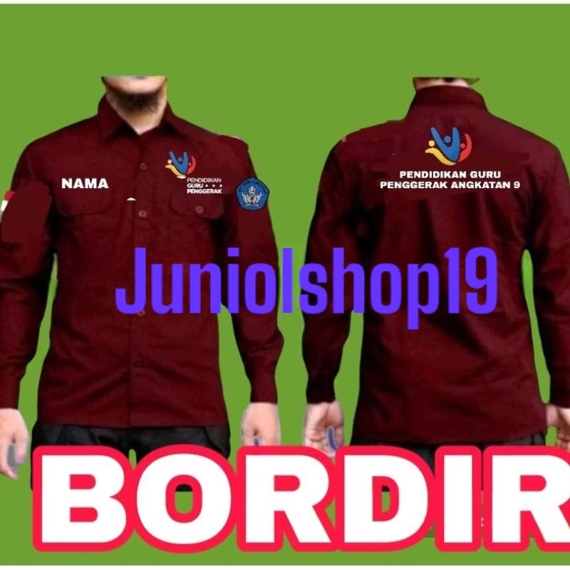 Jual KEMEJA GURU PENGGERAK SERAGAM GURU BAJU GURU PENGGERAK/SERAGAM PDL ...