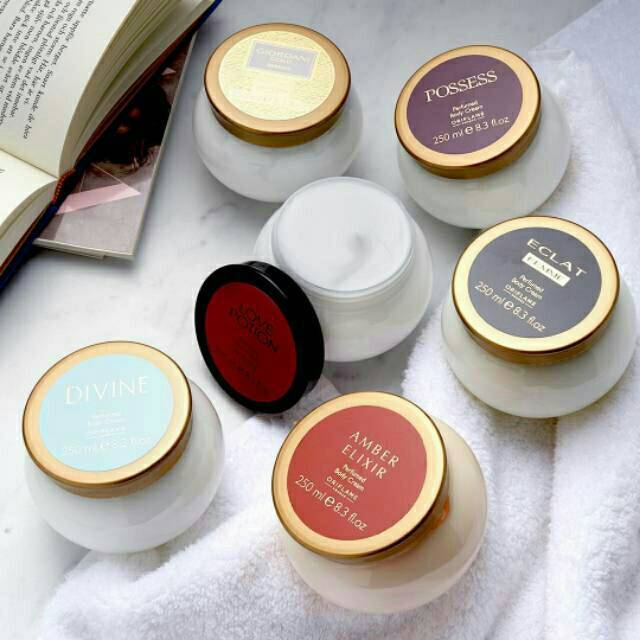Jual Parfumed Body Crea Oriflame Giordani Posess Amber Elixir Divine ...