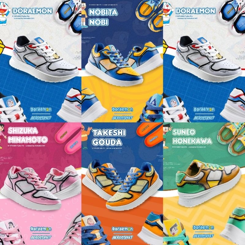 Jual [ LIMITED 100% ORI ] Aerostreet x Doraemon - Aerostreet Doraemon ...
