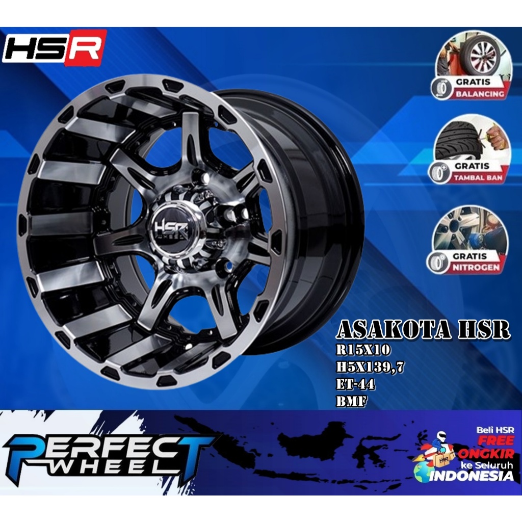 Jual Velg Racing R15 Untuk Mobil Jimny Katana Rocky Feroza Taft Merk ...