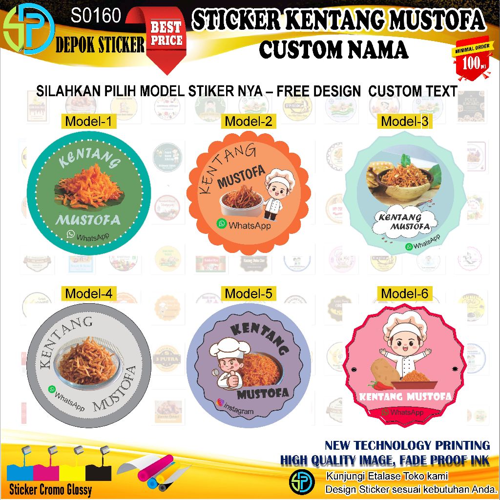 Jual STIKER CUSTOM KERIPIK KENTANG MUSTOFA | Shopee Indonesia