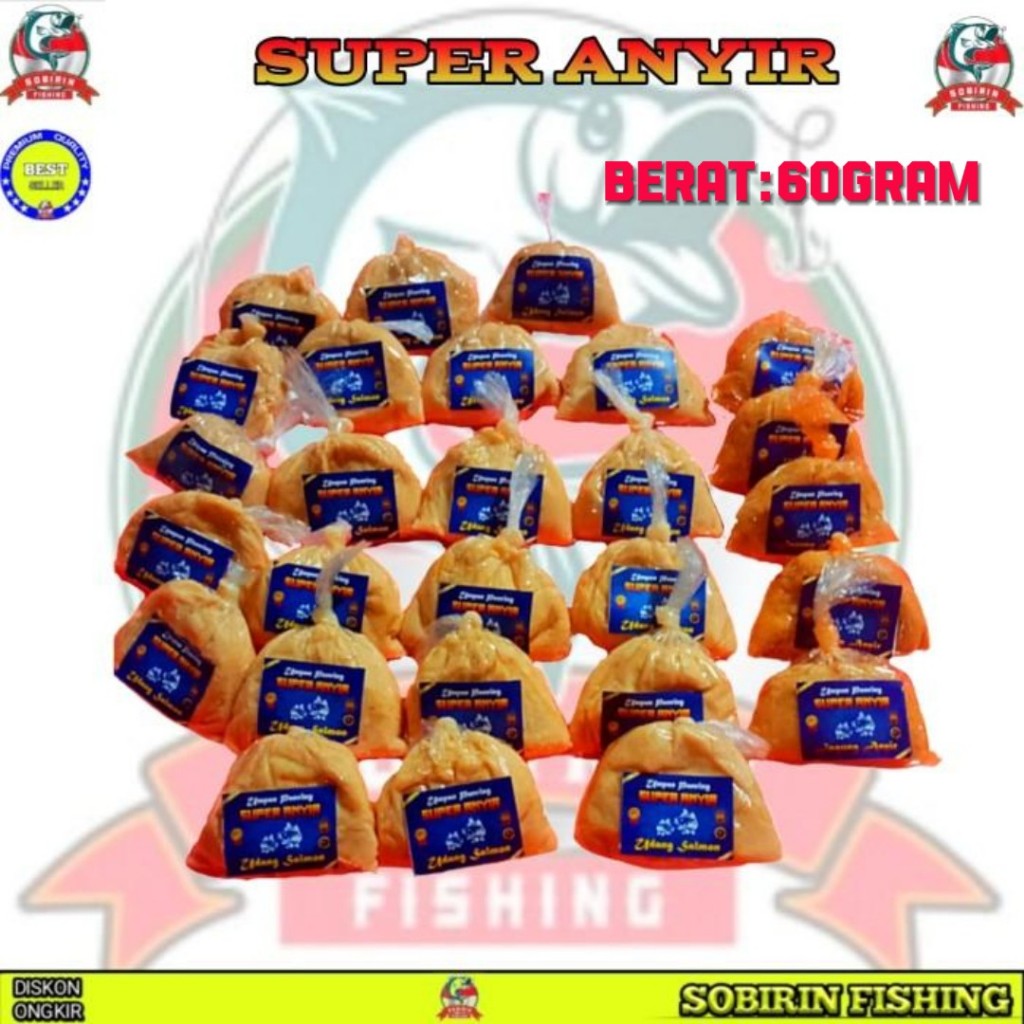 Jual umpan ikan mas super anyir amis salmon umpan dasaran ikan mas ...