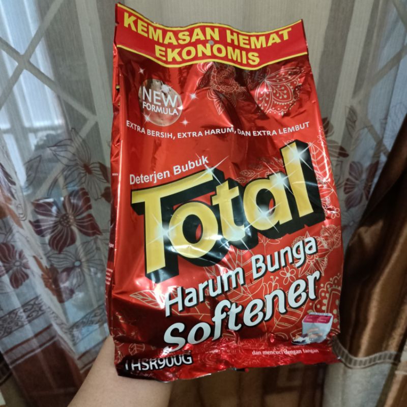 Jual Deterjen Bubuk Total Harum Bunga Softener 770 Gram | Shopee Indonesia