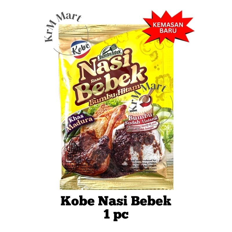 Jual Kobe Nasi Bebek bumbu hitam aduk 1 sachet bungkus pc pcs | Shopee ...