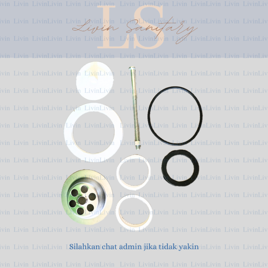 Jual [satu set] Afur bak cuci piring stainless saringan pembuangan ...
