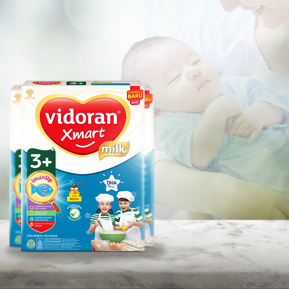 Jual Susu Vidoran 3+ 925g Madu & Vanila Mengandung 12 Vitamin dan 6 Mineral | Shopee Indonesia