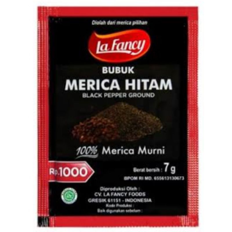Jual lada hitam bubuk sachet 6gr | Shopee Indonesia