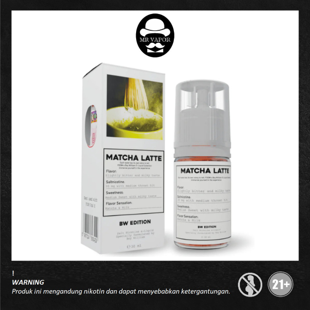 Jual FOOM Matcha Latte 30ml Liquid Salt Nic BW Edition | Shopee Indonesia