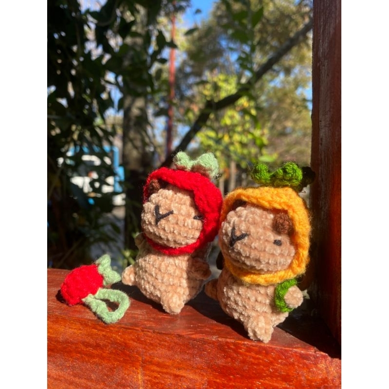 Jual [Pre-order] boneka capybara rajut gemoy amboy | Shopee Indonesia