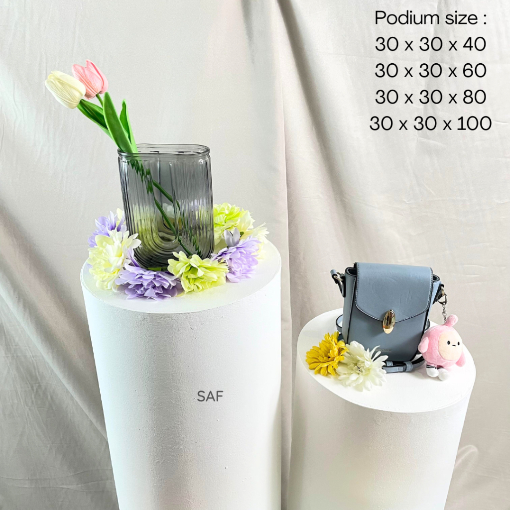 Jual SAF Podium Tabung Bulat JUMBO Size - Display Produk Besar Props ...