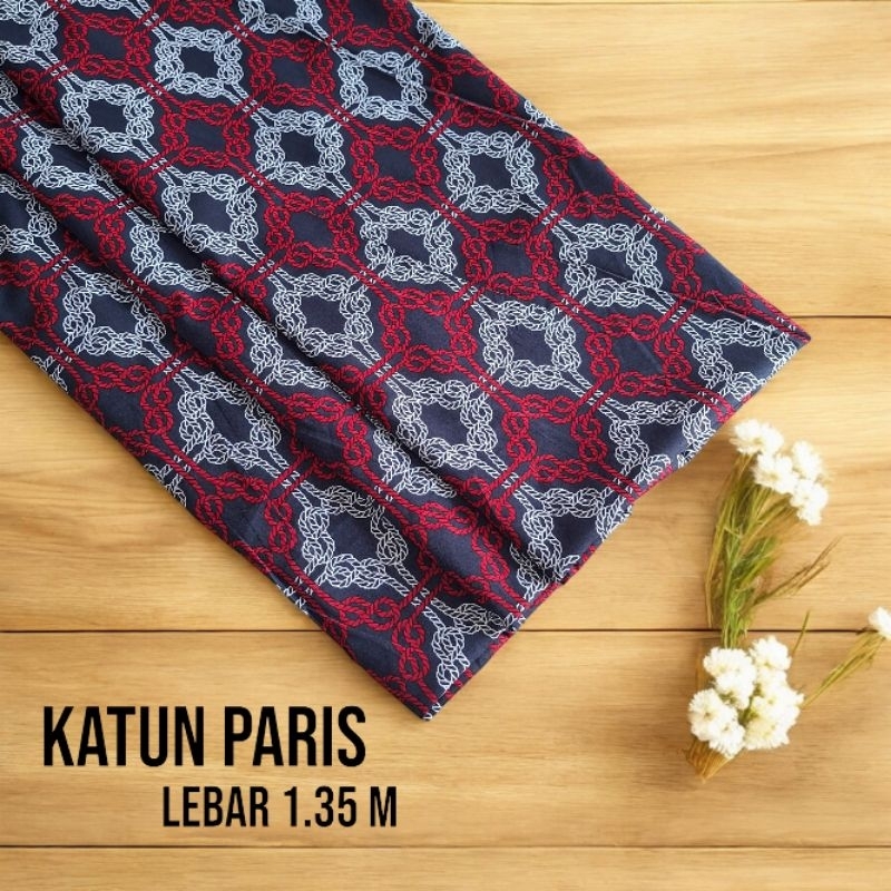 Jual kain katun motif abtrak / kain katun paris motif | Shopee Indonesia