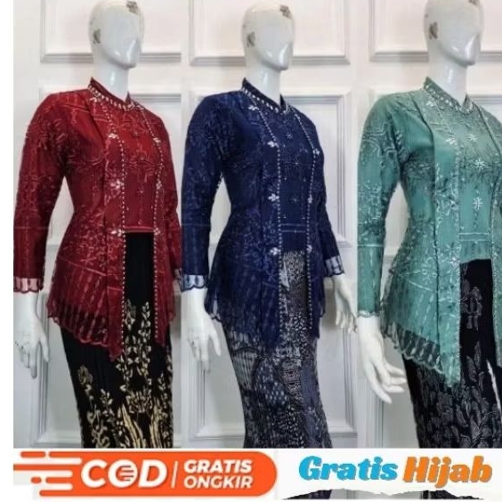 Jual AK(COD)/KEBAYA KUTU BARU KERAH SANGHAI/KEBAYA KUTU BARU HIJAB MODERN/KEBAYA KUTU BARU ...