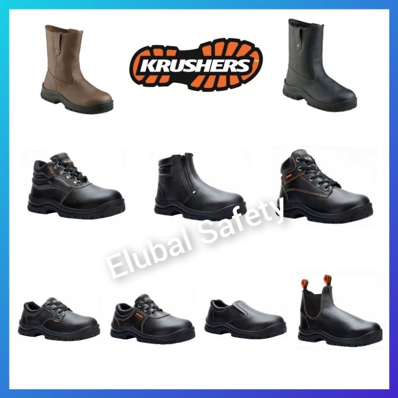 Jual SEPATU SAFETY KRUSHERS ORIGINAL SAFETY SHOES | Shopee Indonesia
