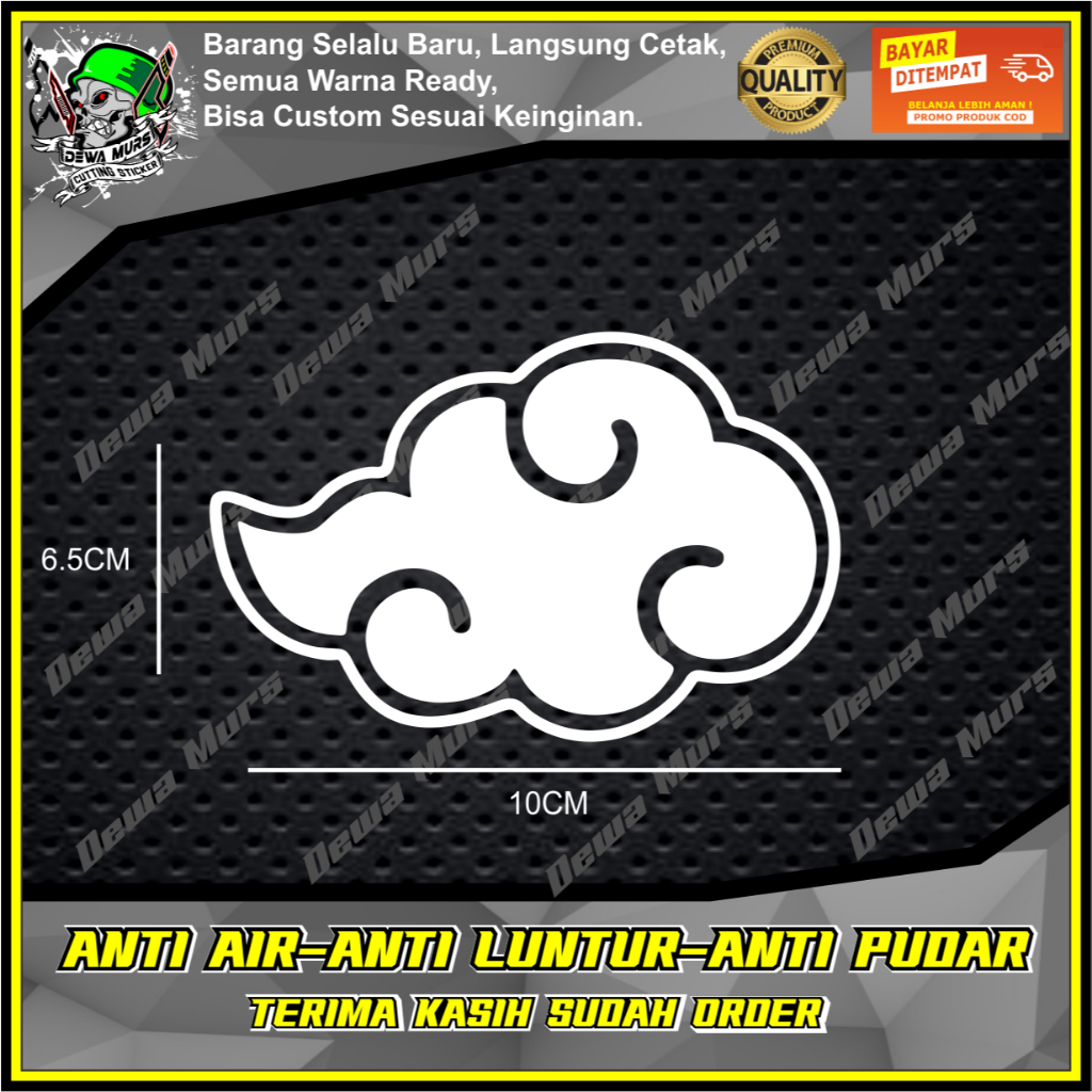 Jual Cutting Sticker LOGO AKATSUKI Sticker Cocok Buat Motor Dan Mobil ...
