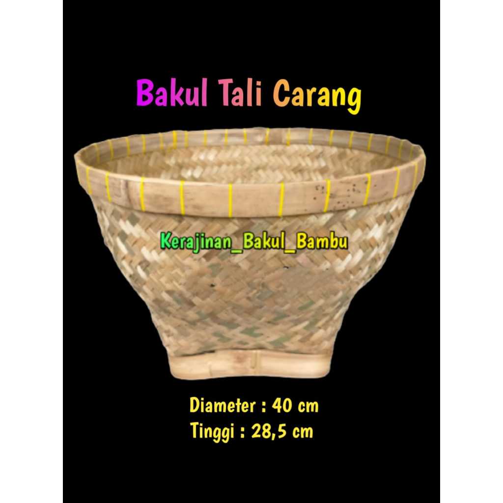 Jual Bakul atau Boboko TALI CARANG bakul isikan cuci beras bakul nasi ...