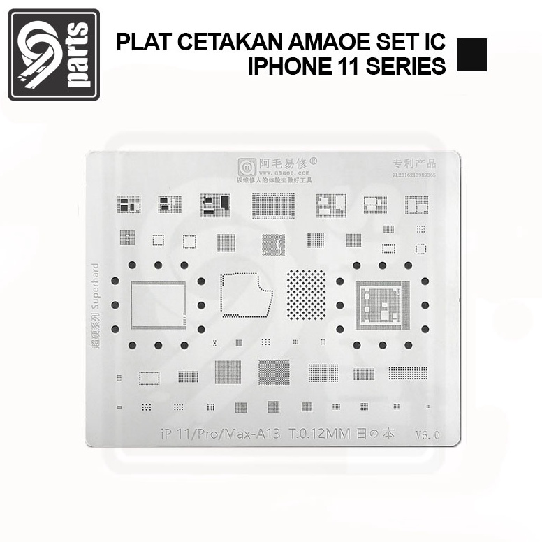 Jual Modern Cetakan Set Iphne 11 11 Pro Max Amaoe Plat BGA ic Amaoe For IPHNE 1111 Pro11 Pro Max ...