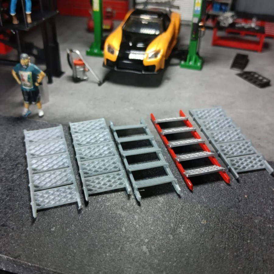 Jual Tangga Besi Plat Borders Skala 1/64 - Aksesoris Diorama Diecast ...