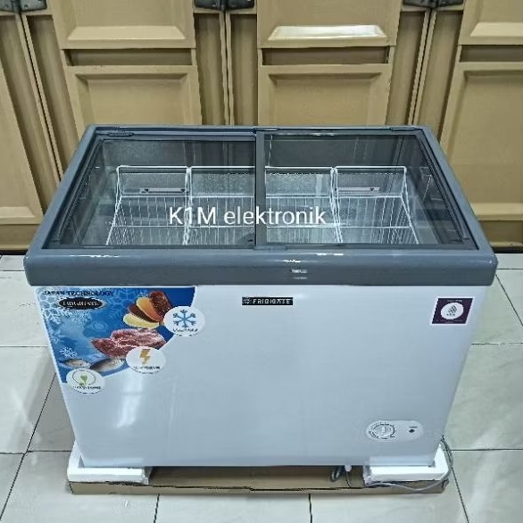 Jual Chest freezer slidding door Frigigate 200 ltr F 210 SDF | Shopee ...
