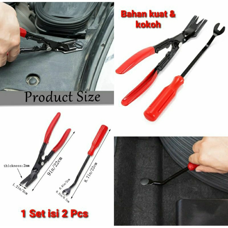 Jual Alat Reparasi Tang Cungkil Pelepas Clip Pembuka Klip Baut Rivet ...