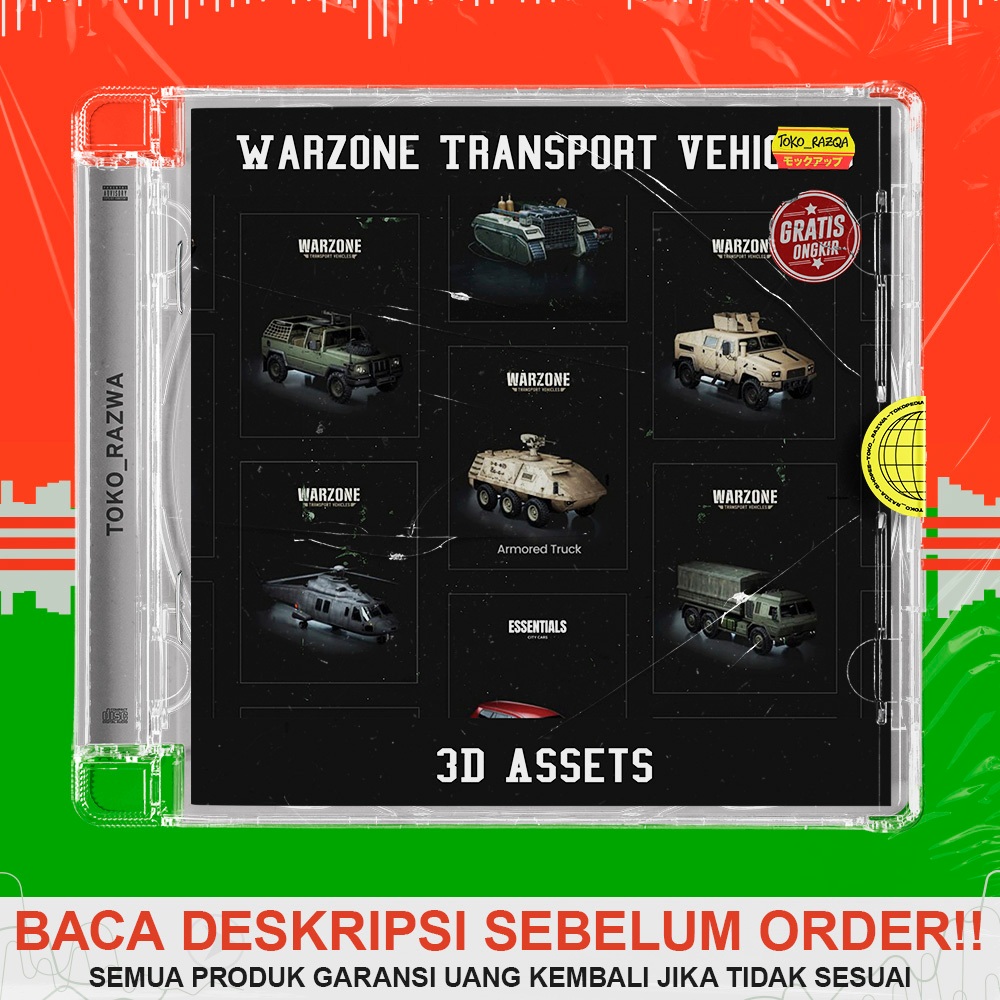 Jual 3D Assets - KitBash3D - Warzone Transport Vehicles For Blender - 300824 | Shopee Indonesia