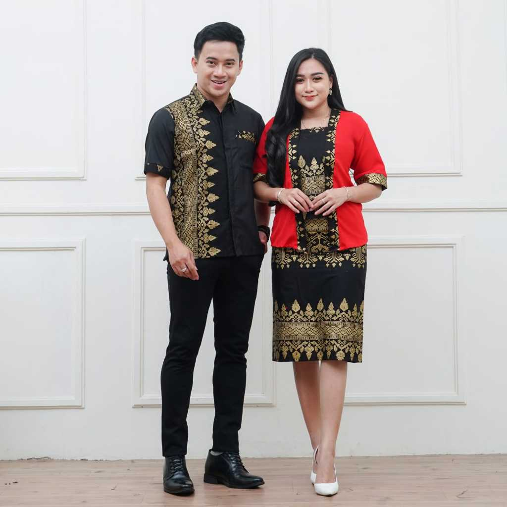 Jual Batik couple modern / batik couple pasangan / batik couple ...