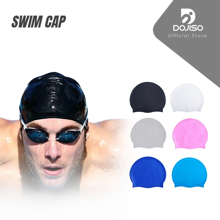 Jual Topi Renang Silicone Swim Cap 01 Penutup Kepala Headcap Swimming ...