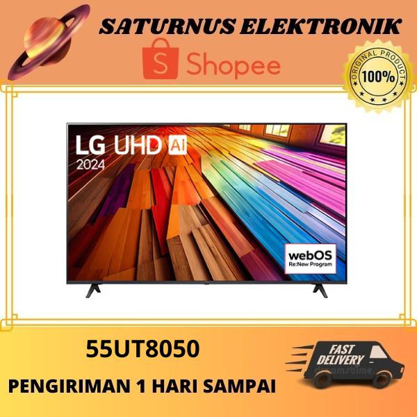Jual LG 55UT8050 / 55UT8050PSB 4K UHD Smart AI THINQ TV 55 Inch ...