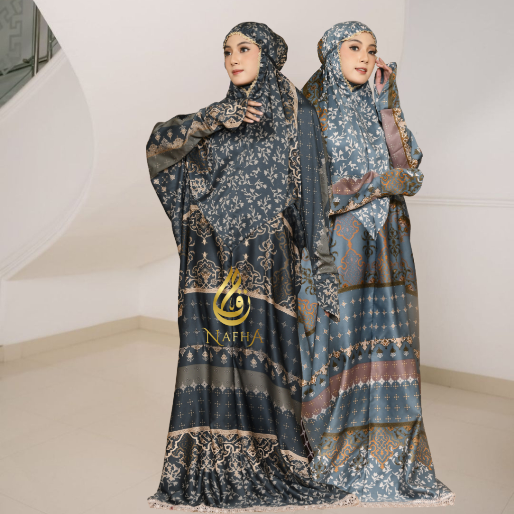Jual NAFHA - Free Tas Mukena Terusan Dewasa Dyor Silk Sultan Series ...