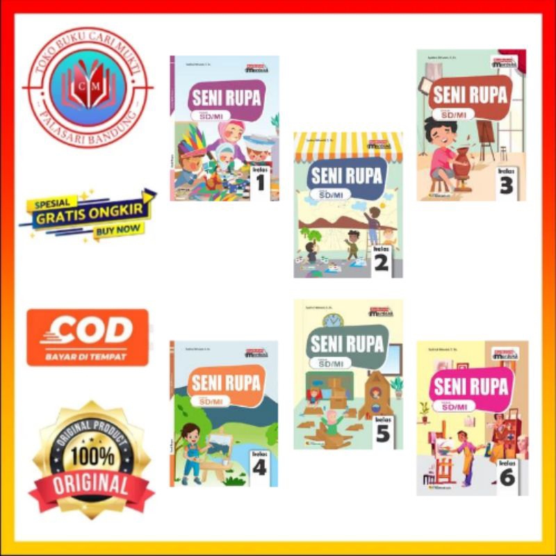 Jual BUKU SENI RUPA UNTUK SD/MI KELAS 1.2.3.4.5.6.KURIKULUM MERDEKA | Shopee Indonesia