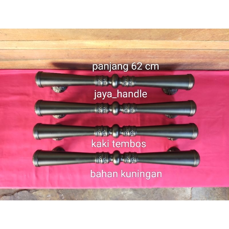 Jual 4 Pcs Handle Pintu Rumah Motif Godo Polos Hitam Doff UK 62 cm ...