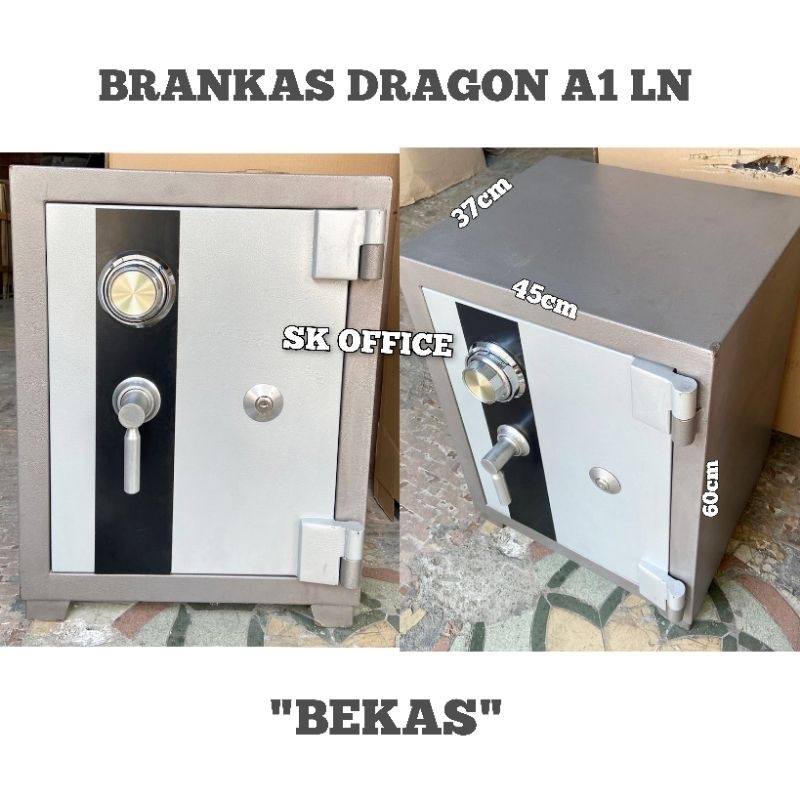 Jual Brankas dragon A1 LN T.60cm Bekas brankas kecil murah tahan api ...
