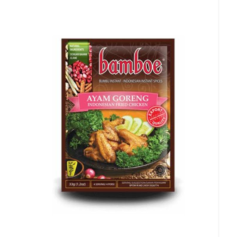 Jual BAMBOE Ayam Goreng Indonesia Fried Chicken | Shopee Indonesia