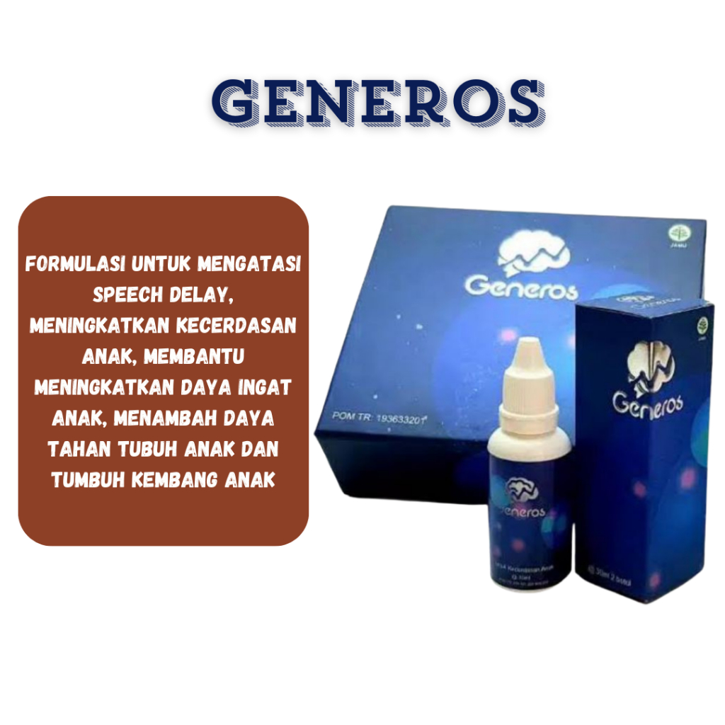 Jual Generos Original Isi Multivitamin Nutrisi Otak Anak | Tingkatkan ...