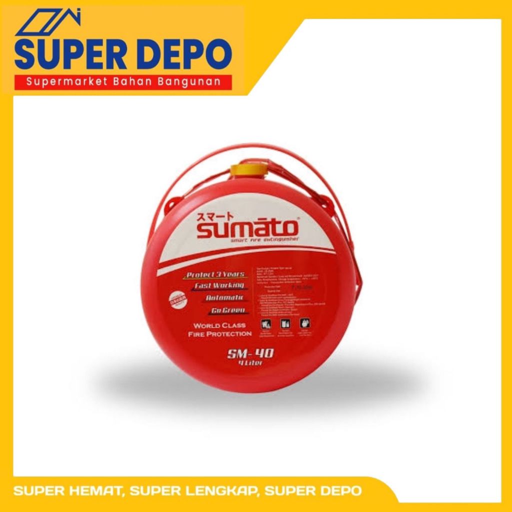 Jual ALAT PEMADAM API OTOMATIS SUMATO 4L SM-40 | Shopee Indonesia